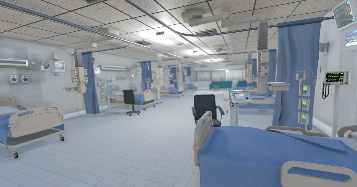 Hospital Ward | 3D Industrial | Unity Asset Store