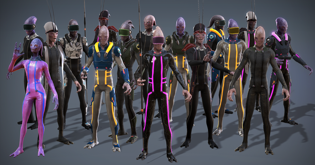 Alien Race | Characters | Unity Asset Store