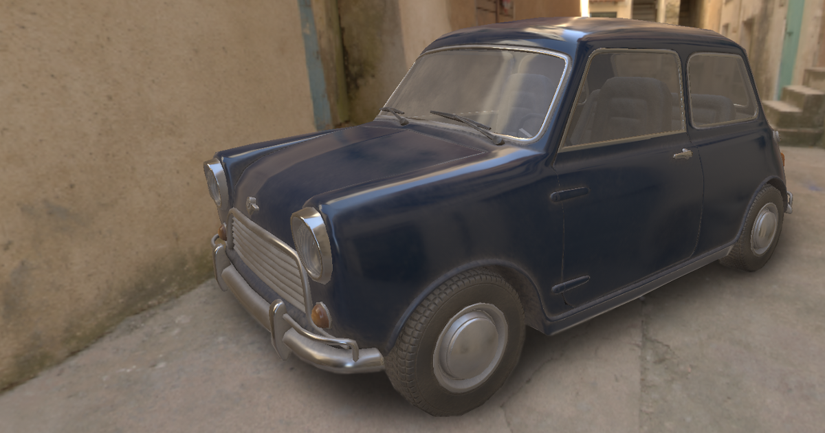 PBR Car Model - Coopy Car | 3D Land | Unity Asset Store