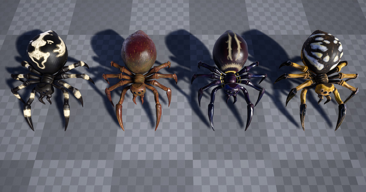 Spider Monster | 3D 캐릭터 | Unity Asset Store