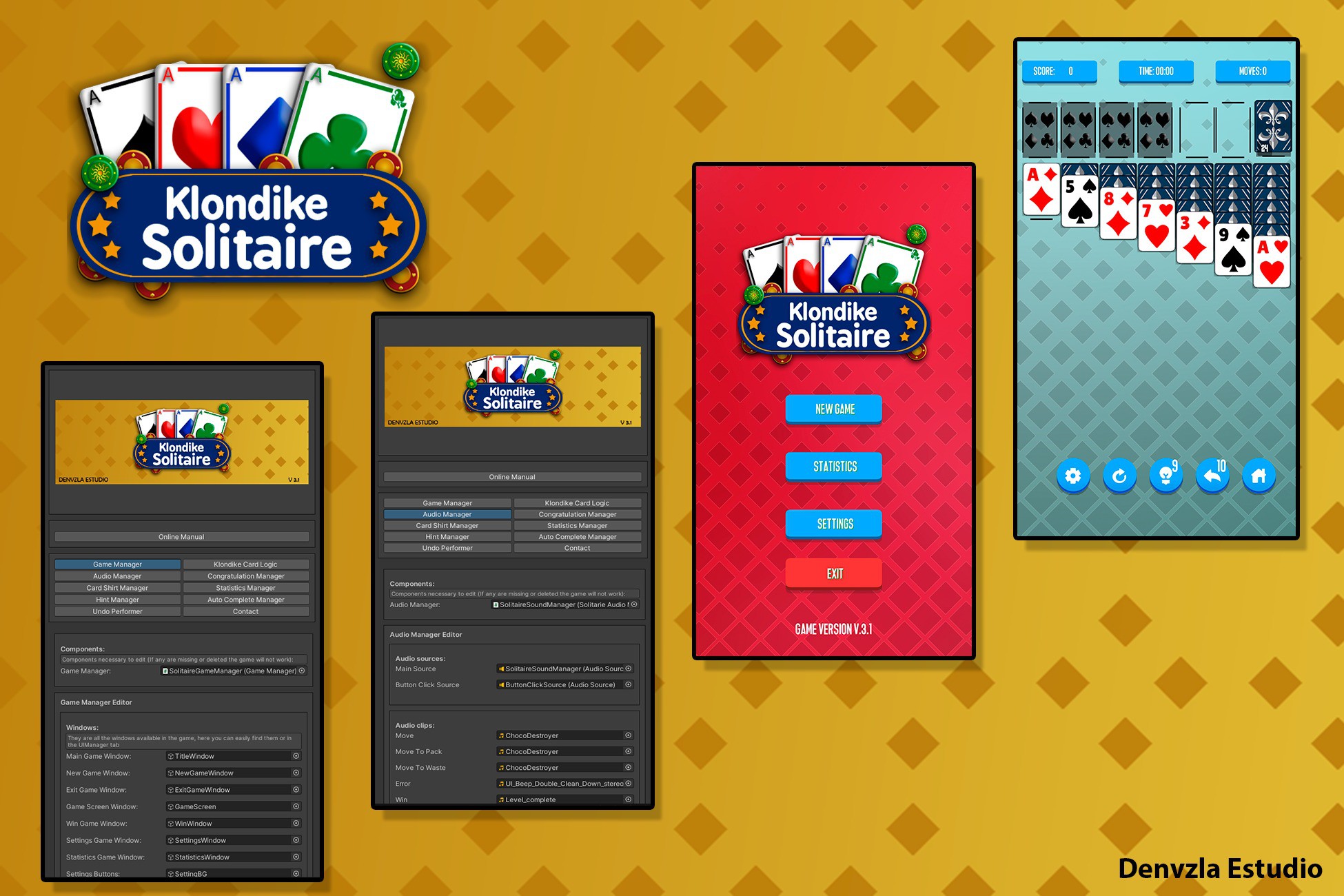 Klondike Solitaire Game Engine | 系统 | Unity Asset Store