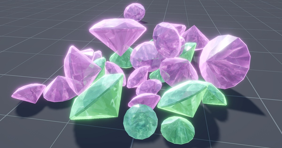 Realistic diamond shader: Amethyst, Almaz, Sapphire, Topaz | VFX Shaders | Unity Asset Store
