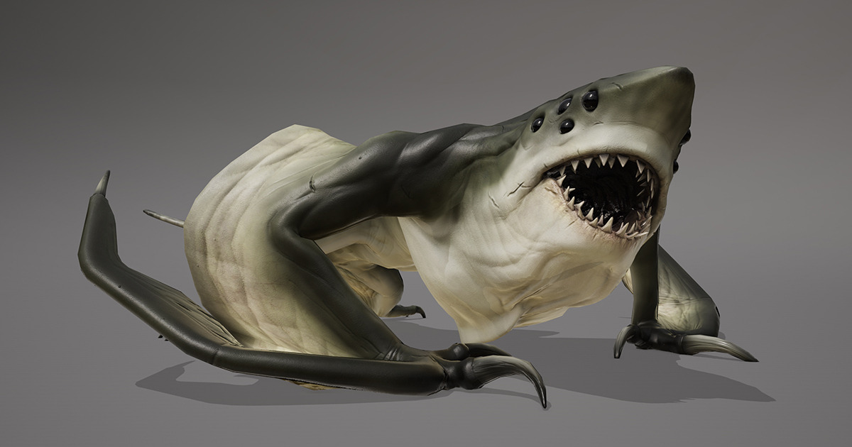 MONSTER: PISTRIPTERE | 3D Creatures | Unity Asset Store