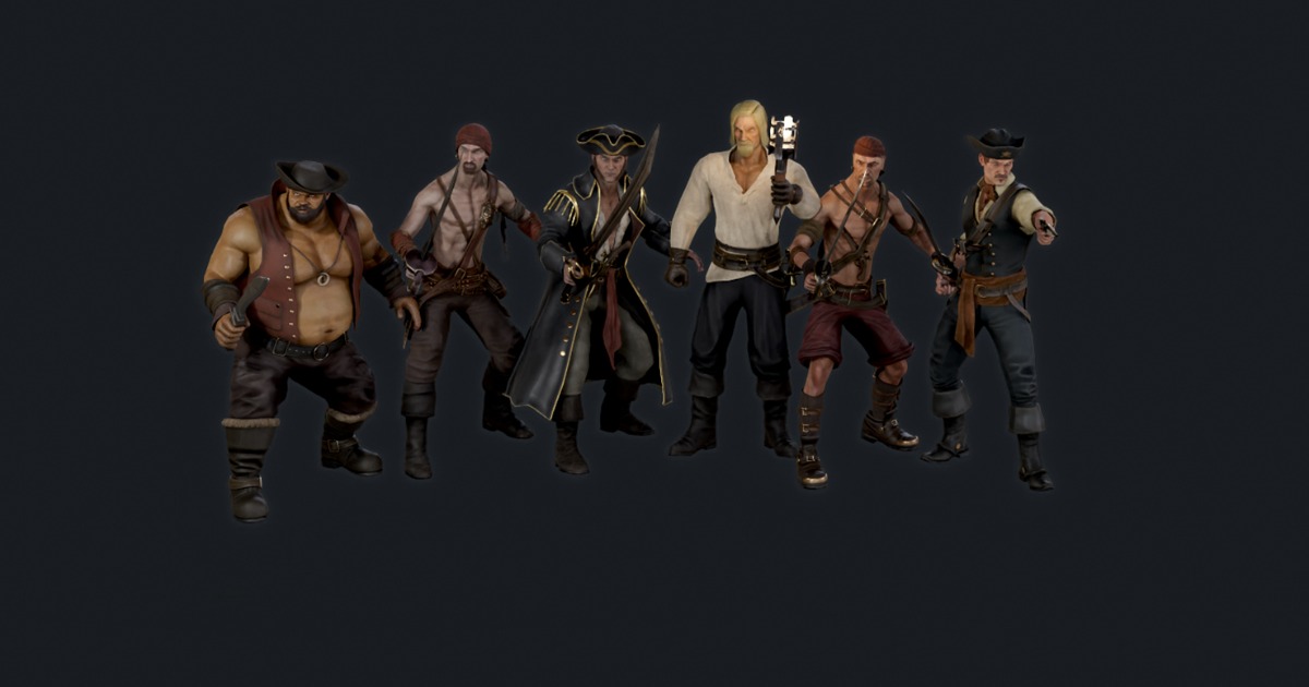 pirate collection 1 | Characters | Unity Asset Store