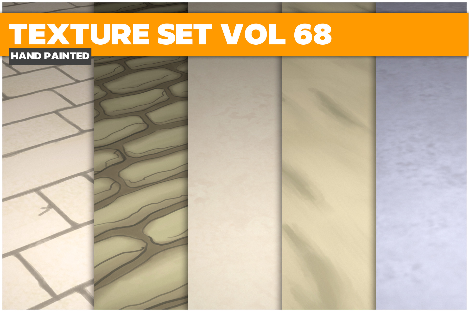 Texture Set Vol.68 Hand Painted Terrain | 2D 地面 | Unity Asset Store