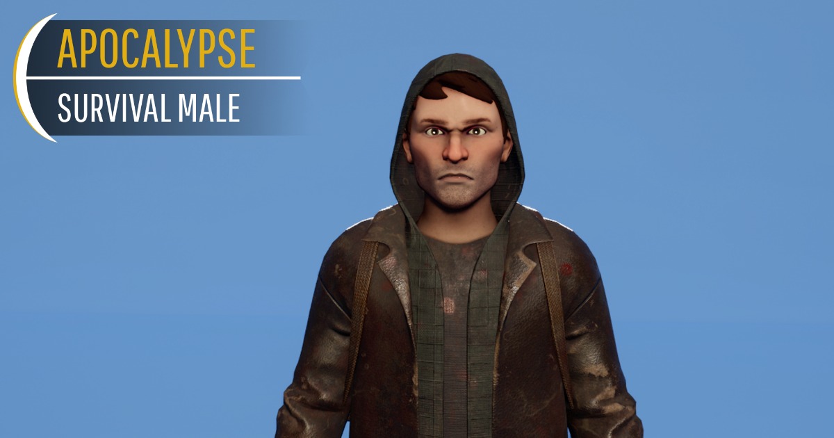 Survivor Male Character – Rigged Realistic 3D Model | Characters ...