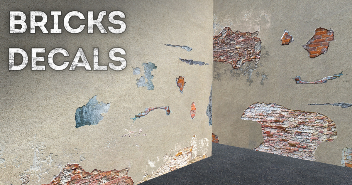 Bricks Decals FREE | 2D Brick | Unity Asset Store