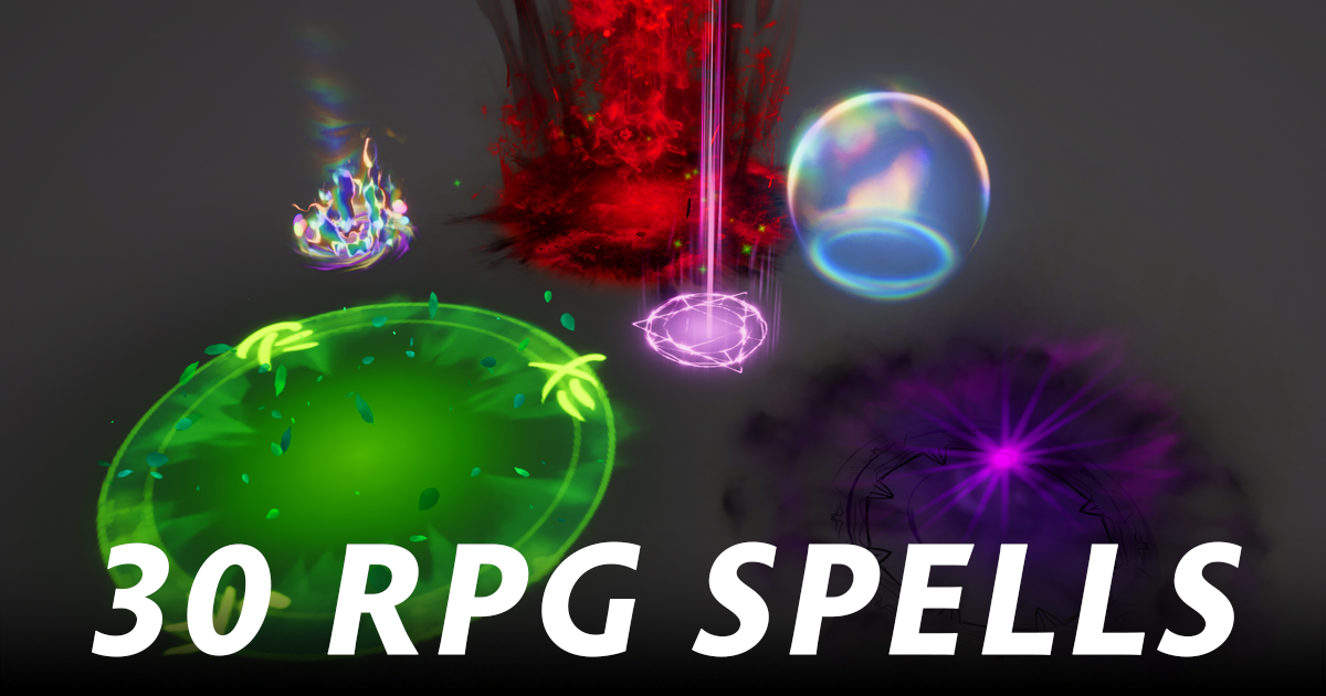 Fantasy RPG Magic Spell Pack 2 | Spells | Unity Asset Store