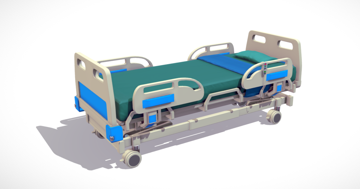HQ Hospital Bed | 3D Props | Unity Asset Store