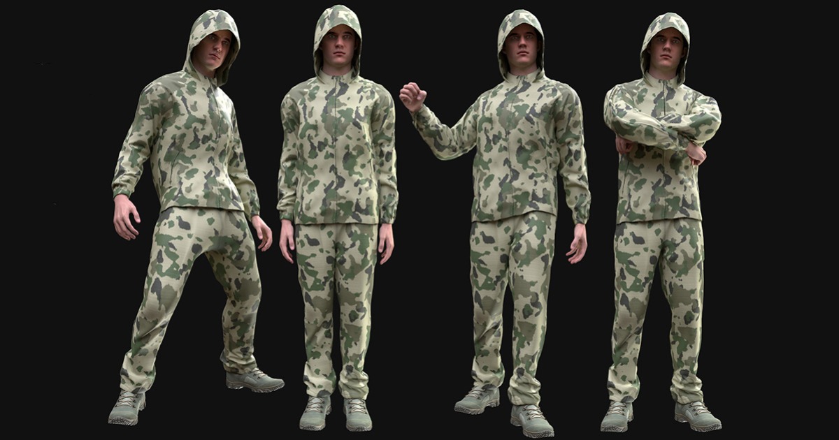 Man in Military Outfit 3 - Rigged | 3D Characters | Unity Asset Store