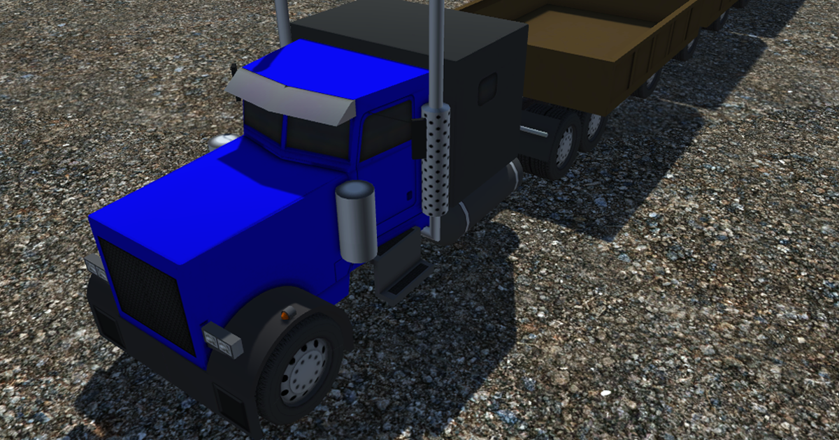 Industrial Long Truck 2 | 3D Land | Unity Asset Store