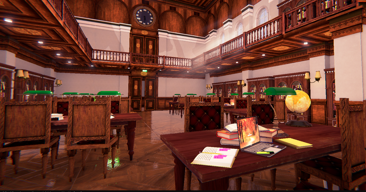 Modular library - interior and props | 3D Environments | Unity Asset Store