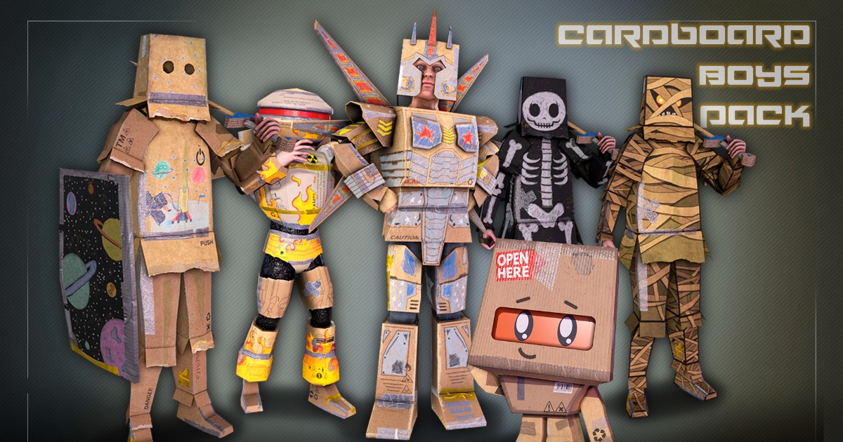 Cardboard Boys Pack | Characters | Unity Asset Store
