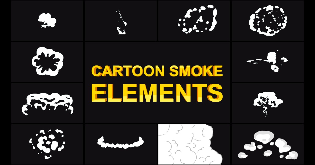 2D Cartoon Smoke Elements Pack | VFX | Unity Asset Store