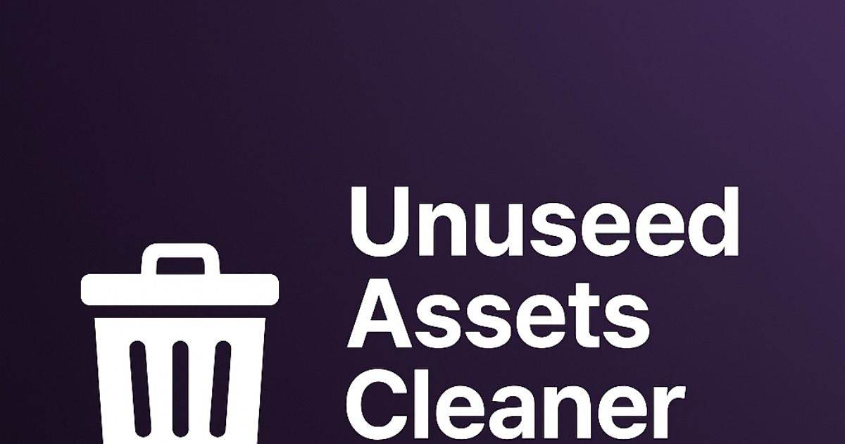 Unused Assets Cleaner Pro | Utilities Tools | Unity Asset Store