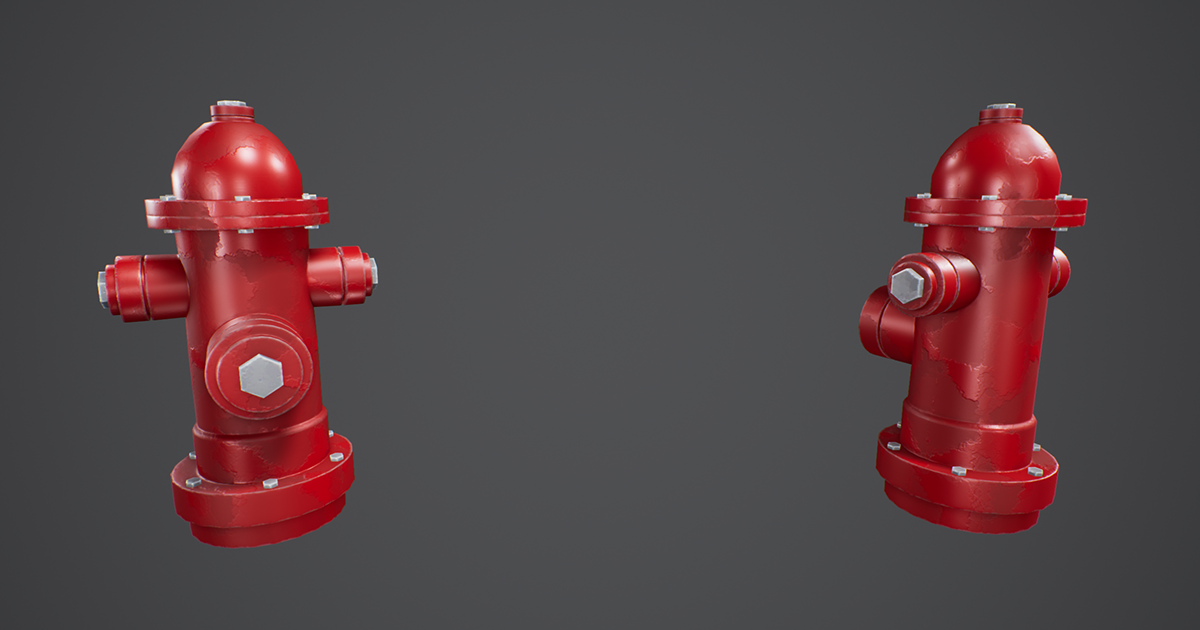 Stylized Hydrant | 3D Exterior | Unity Asset Store