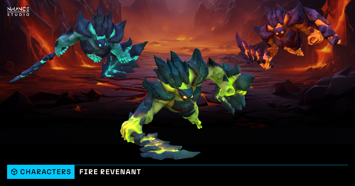 Stylized Fantasy Fire Revenant | 3D Creatures | Unity Asset Store