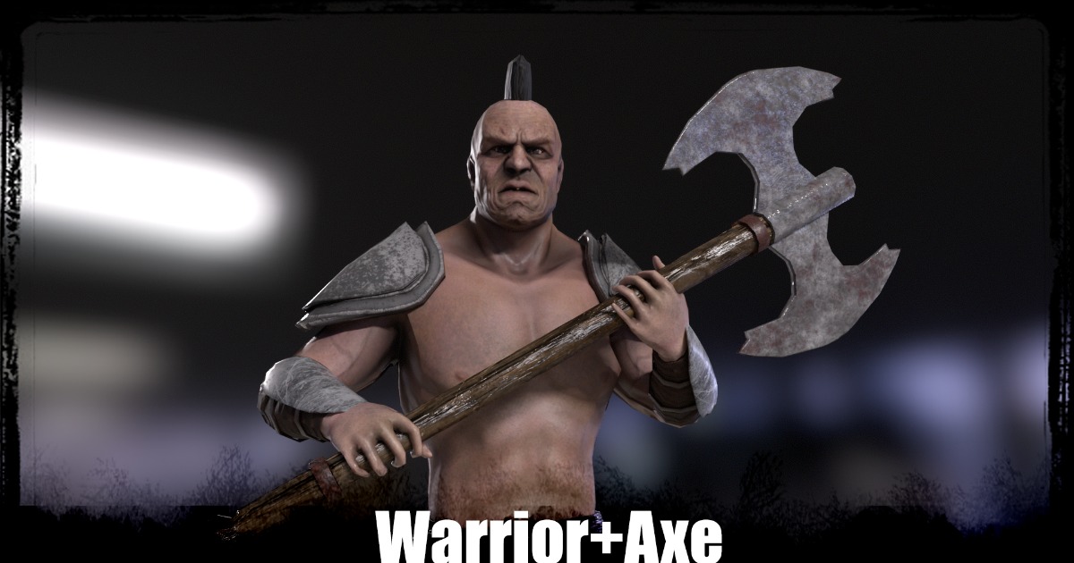 Warrior + Axe | Characters | Unity Asset Store