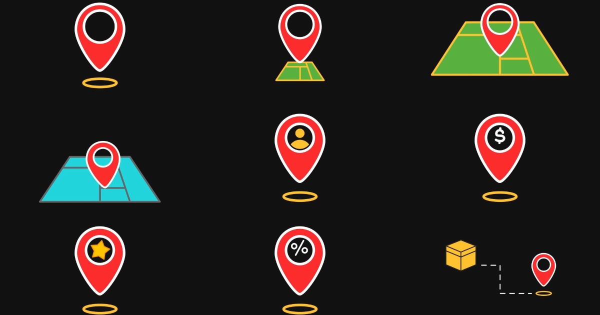 Location Pins And Map Markers (09.06.25) | 2D Textures & Materials ...