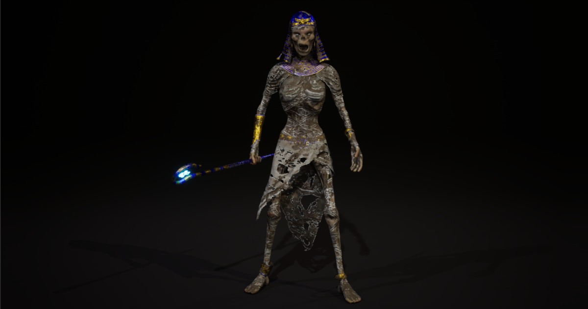 Mummy Cleopatra | 3D Creatures | Unity Asset Store