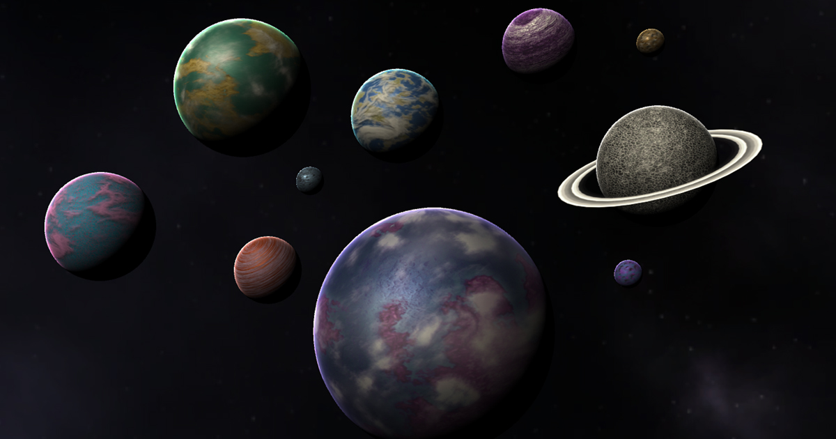 Planets - Mixed Set #1 | 3D Sci-Fi | Unity Asset Store