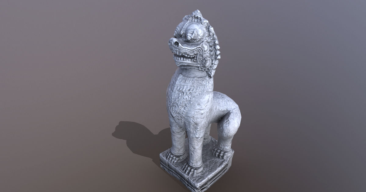 Bayon Lion Statue | 3D 역사적 건조물 | Unity Asset Store