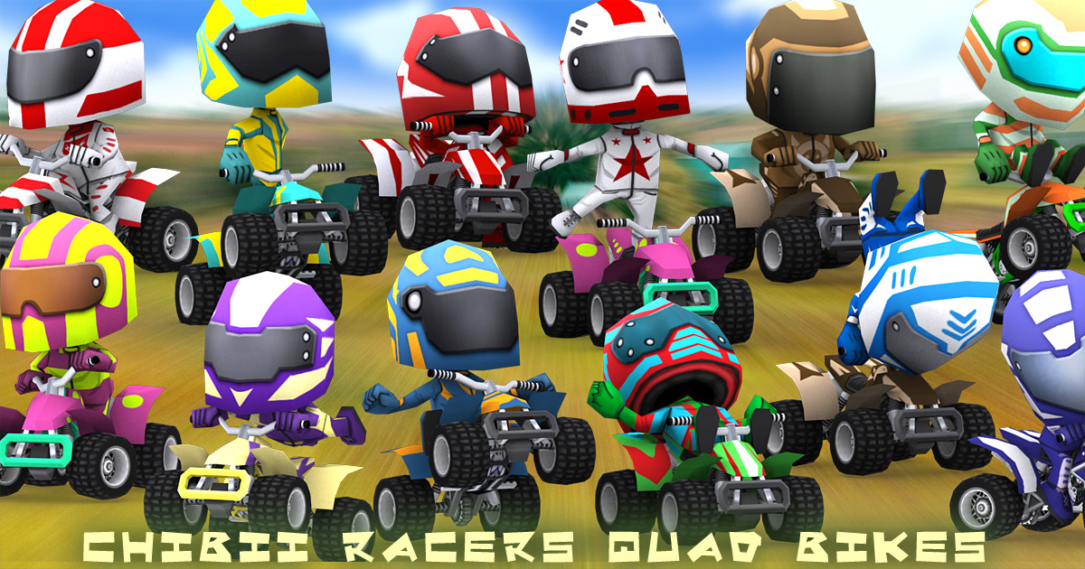 Chibii Racers - Quad Bikes | 3D | Unity Asset Store