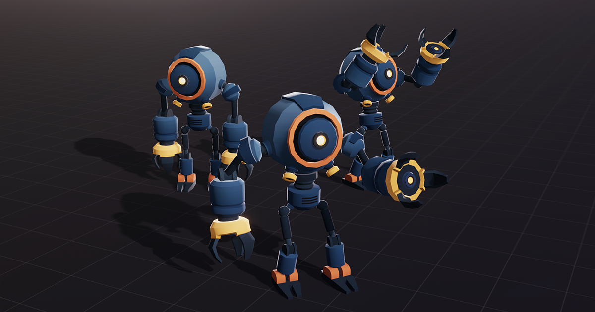 Tanker Robot Cute Series | 3D Robots | Unity Asset Store