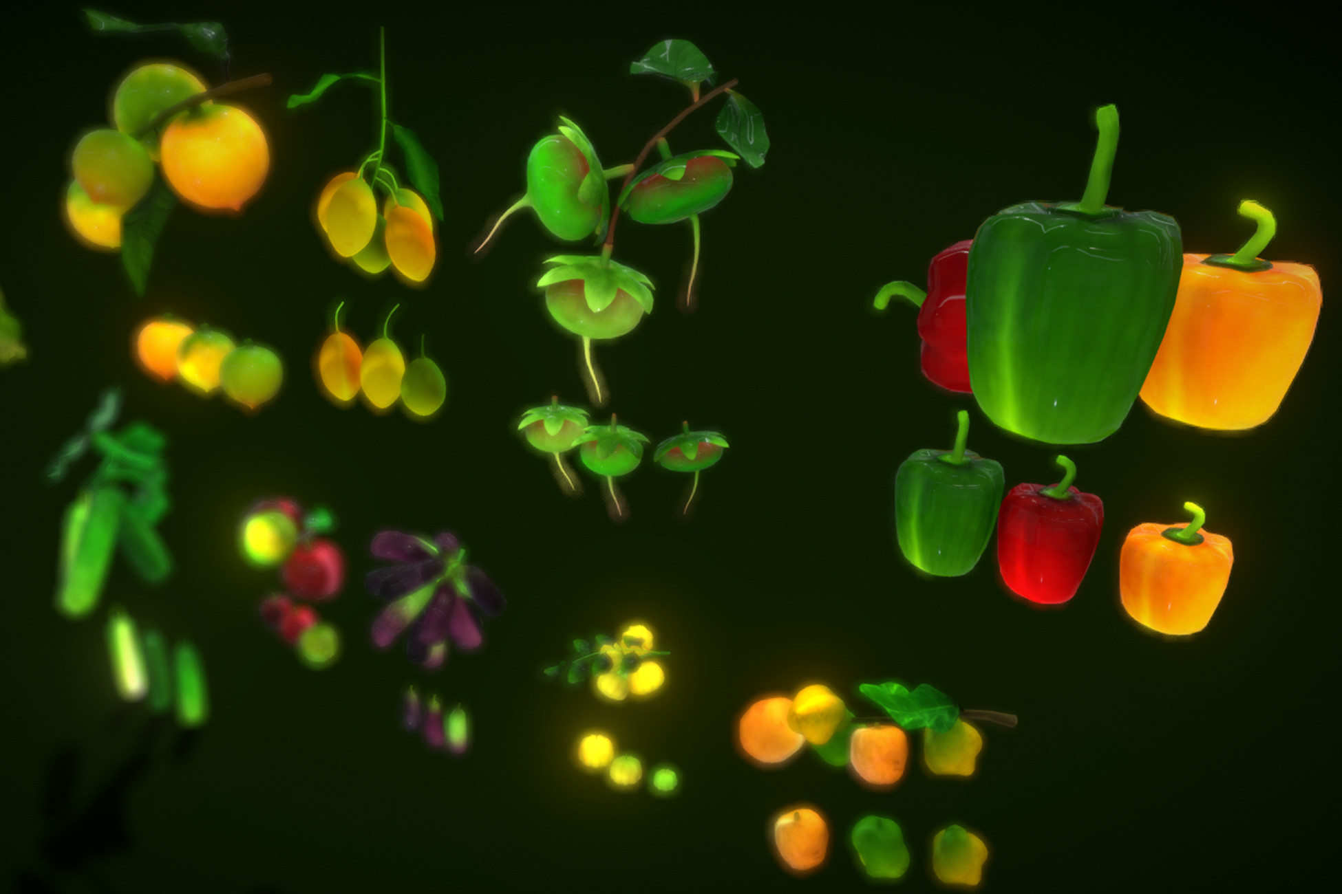 Collection Fruit Path7 | 3D Food | Unity Asset Store