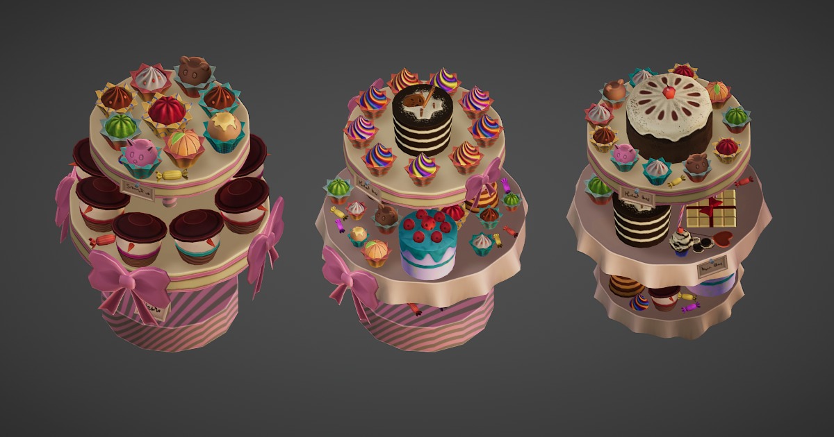 Stylized Props 4 - Sweets | 3D Props | Unity Asset Store
