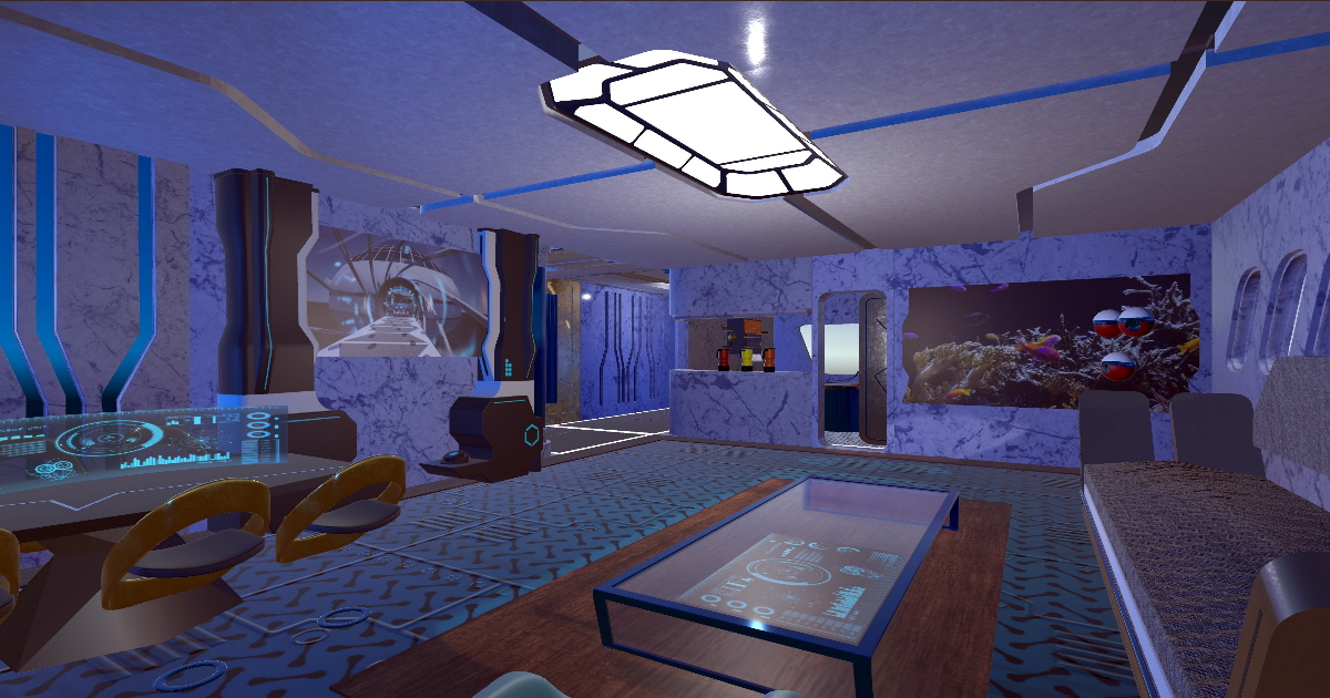 Sci-Fi Modular Interior Home Environment Pack 3D | 3D Sci-Fi | Unity ...