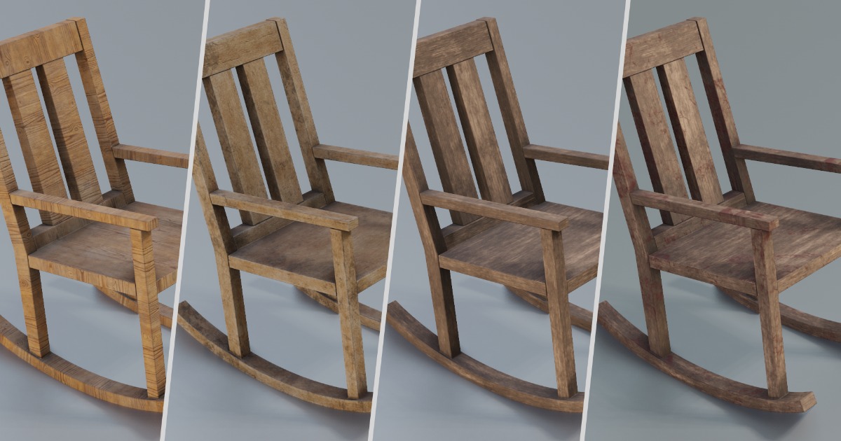 Rocking Chair | 3D Furniture | Unity Asset Store