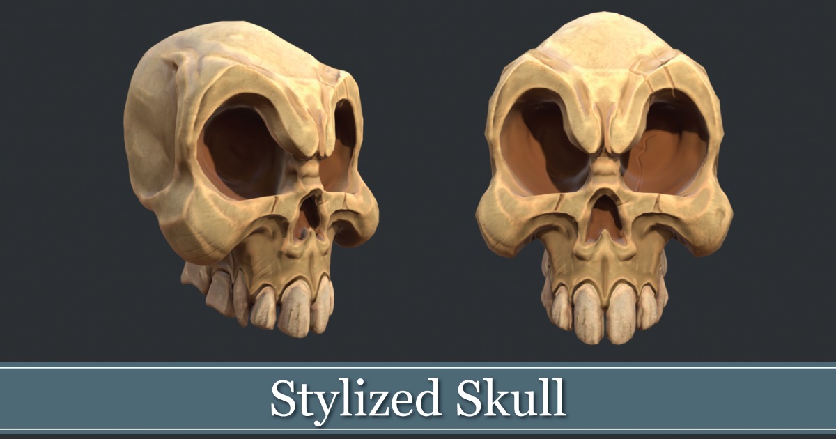 Stylized Skull | 3D Props | Unity Asset Store