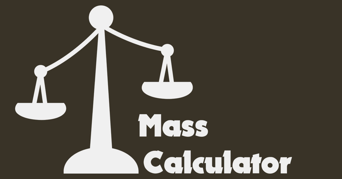Mass Calculator | Physics | Unity Asset Store