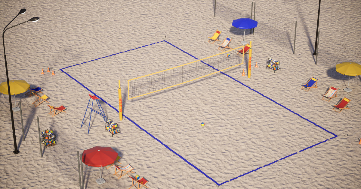 Volleyball Set 1 | 3D Props | Unity Asset Store