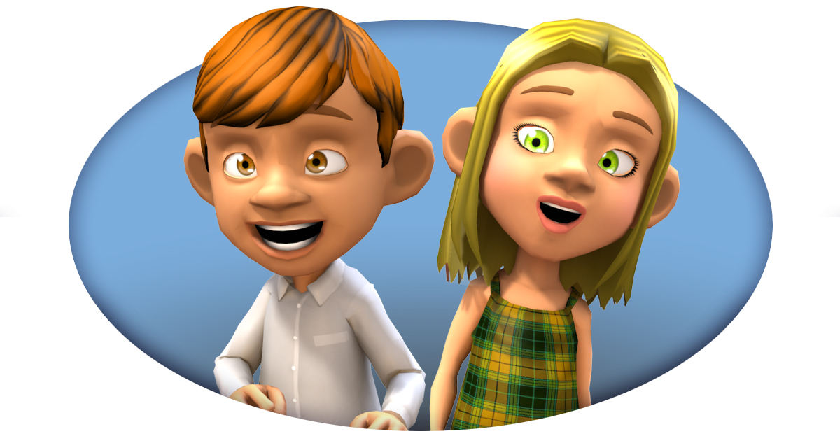 2 toon kids | 3D Humanoids | Unity Asset Store