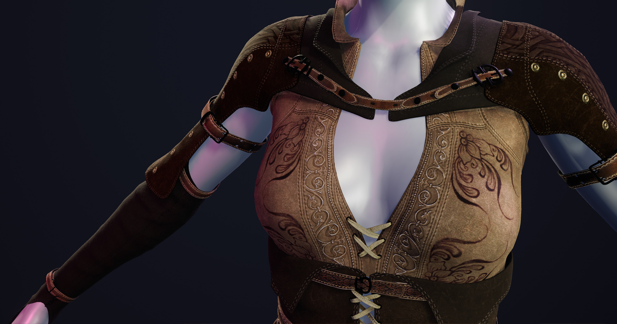 Blood Oath Outfit Female from Tafi | 3D Clothing | Unity Asset Store