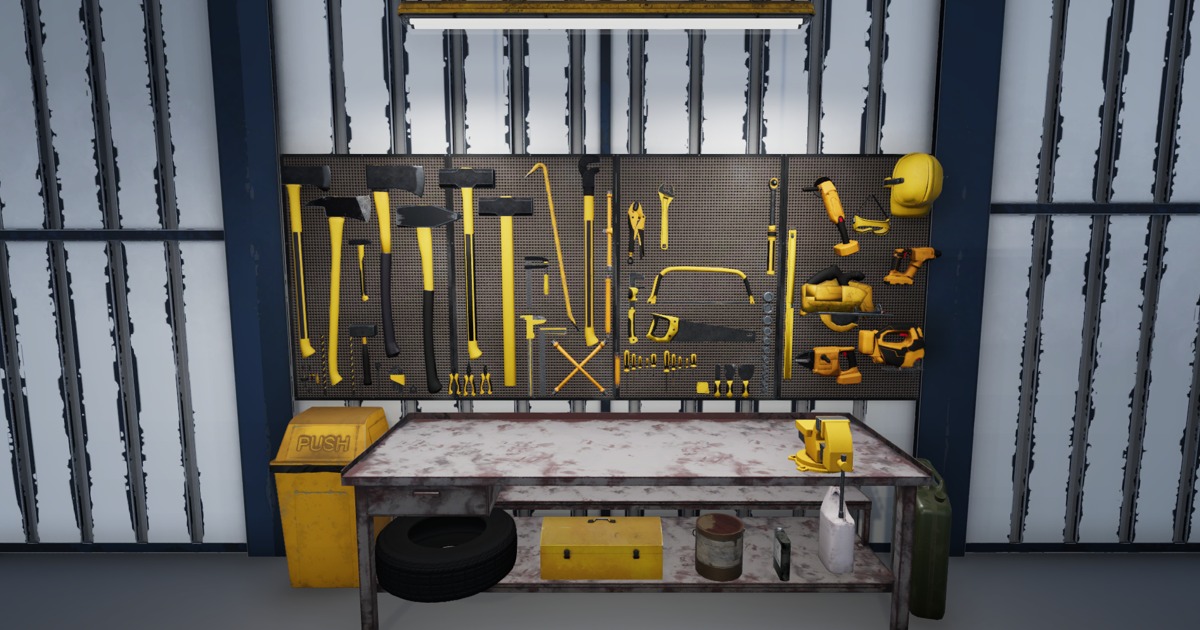 Workshop Tool Set | 3D Industrial | Unity Asset Store