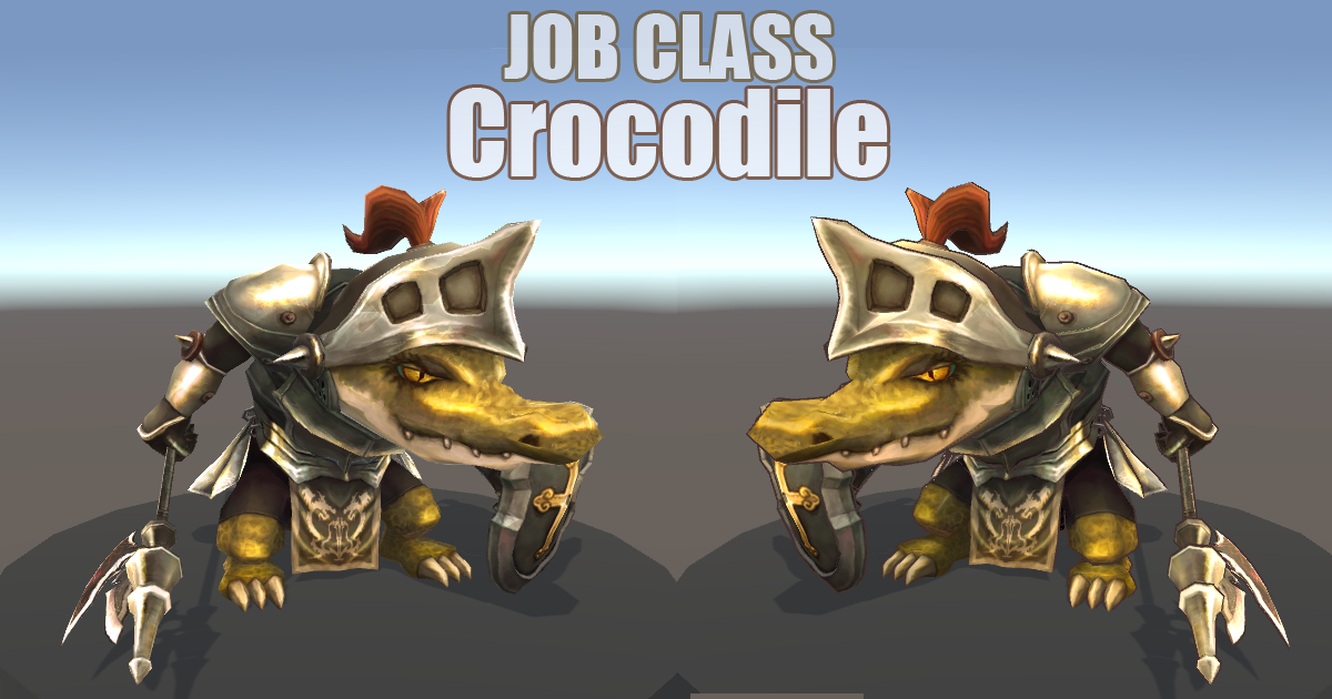 Job Class - Knight(crocodile) | Characters | Unity Asset Store