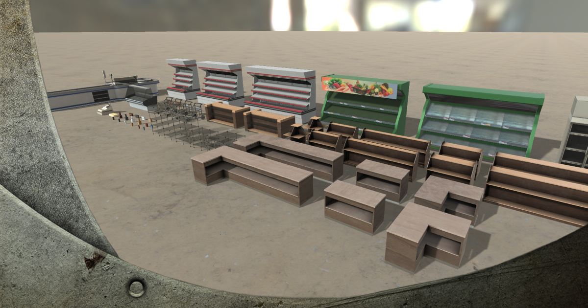 Shop Props Collection | 3D Interior | Unity Asset Store