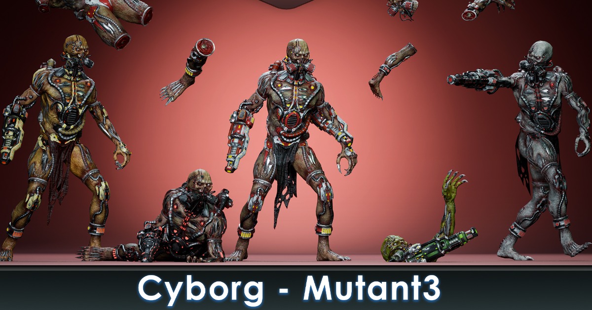 Cyborg Mutant3 | 3D Characters | Unity Asset Store
