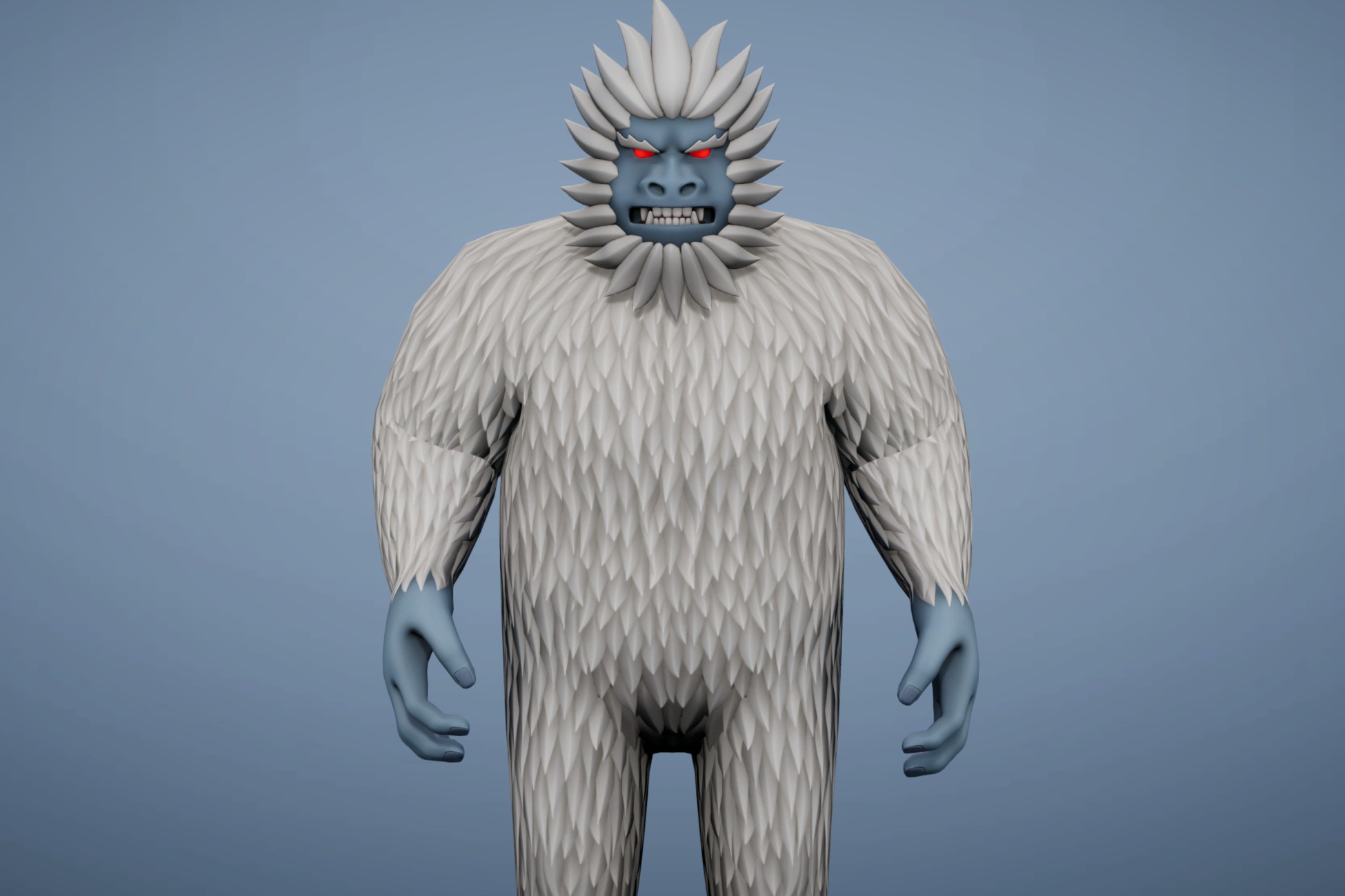 Stylized Yeti Monster | 3D Creatures | Unity Asset Store
