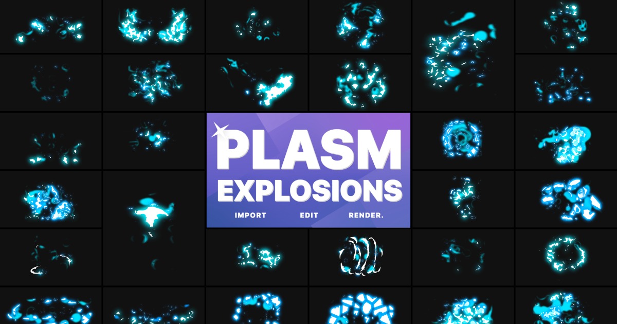 Plasm Explosions | 2D Textures & Materials | Unity Asset Store