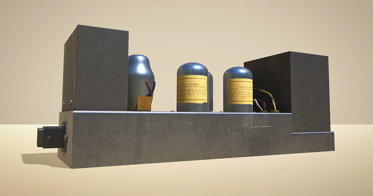 Vintage Electrical Stuff | Low-frequency Amplifier | 3D Electronics | Unity Asset Store