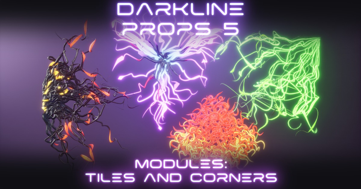 Darkline Props 5: Modules | 3D Props | Unity Asset Store