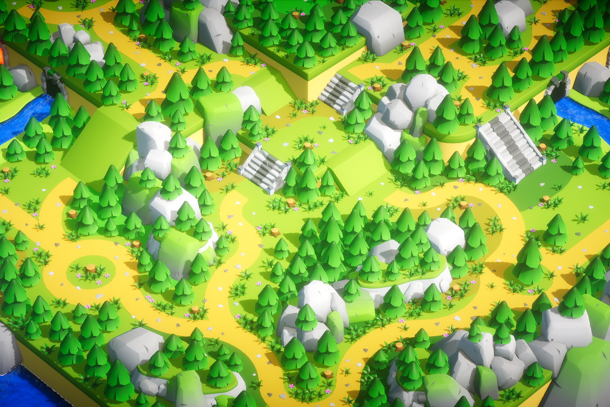 RPG Tiny Fantasy Forest PBR | 3D Fantasy | Unity Asset Store