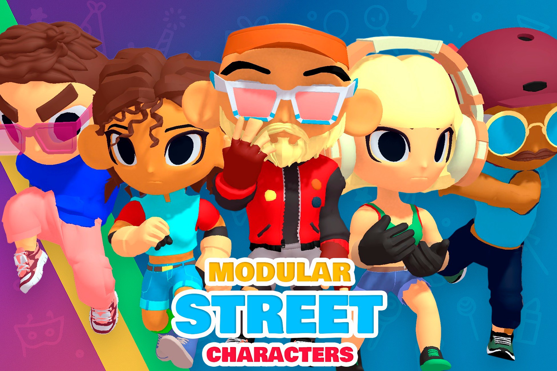 Stylized Street Characters | 3D Humanoids | Unity Asset Store