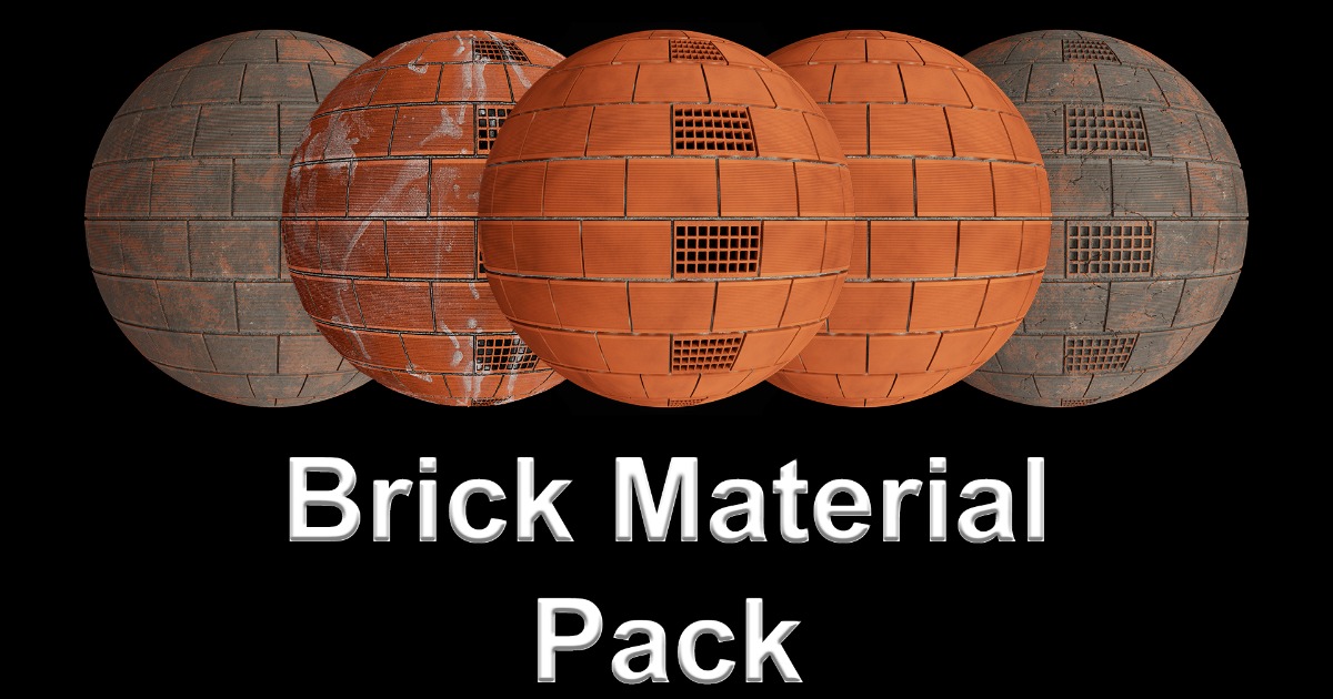 Brick Material Pack | 2D Brick | Unity Asset Store