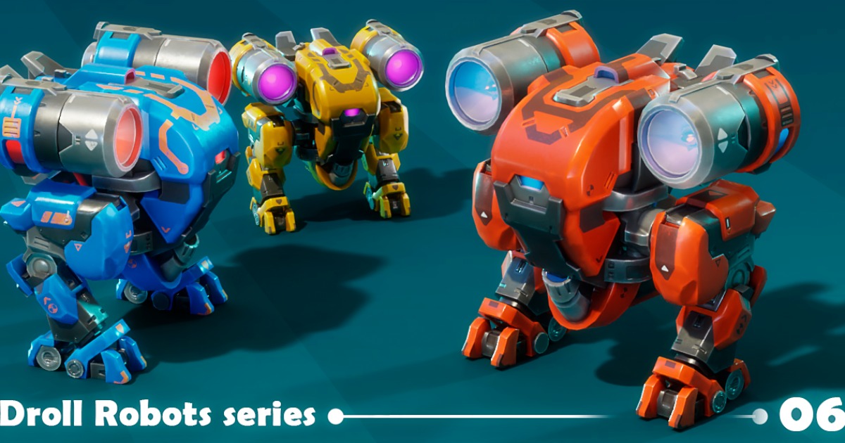 Droll Robot 06 | 3D Robots | Unity Asset Store
