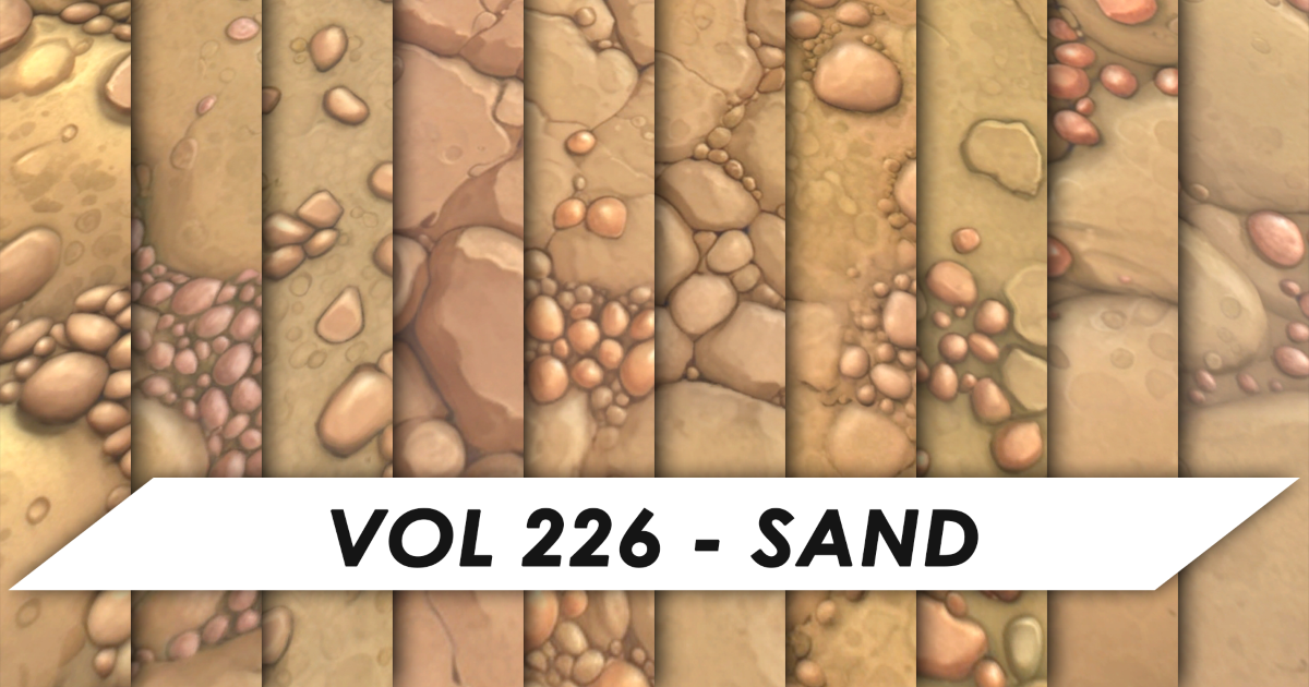 Stylized Textures - Vol 226 - Sand | 2D Textures & Materials | Unity ...